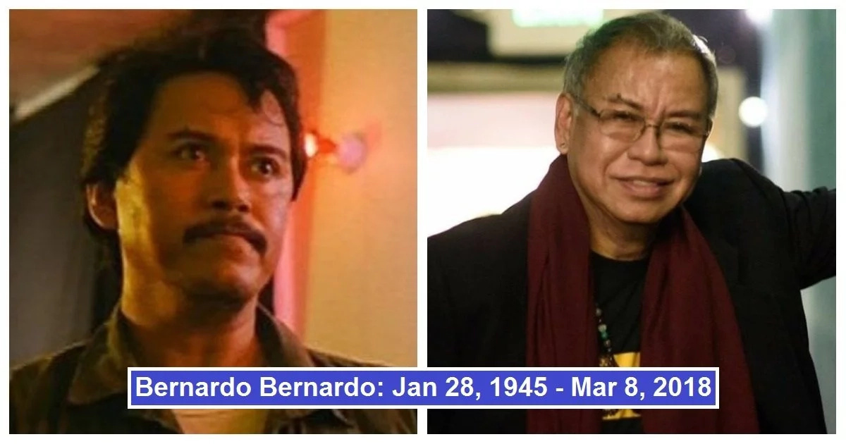 Namaalam na: ‘Home Along Da Riles’ star Bernardo Bernardo dies at 73 ...